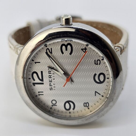 Sperry | Accessories | Sperry Mens Watch 4mm Gray Case Gray Dial White ...